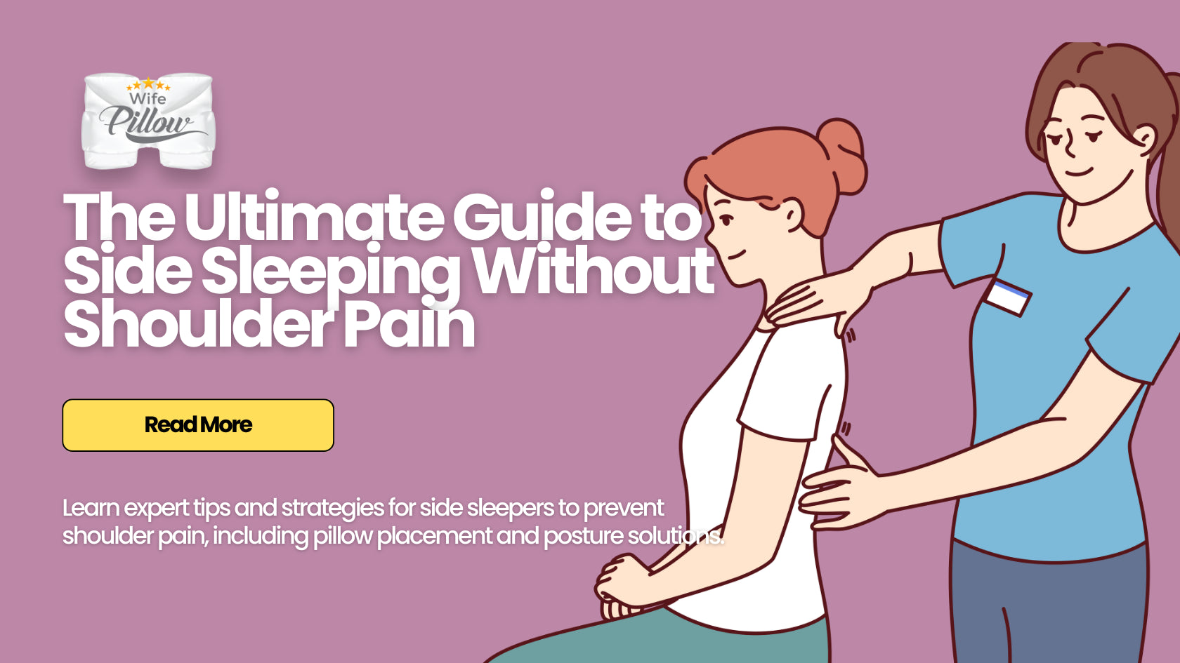 How to Sleep on Your Side Without Shoulder Pain: The Complete Guide - Husband Pillow