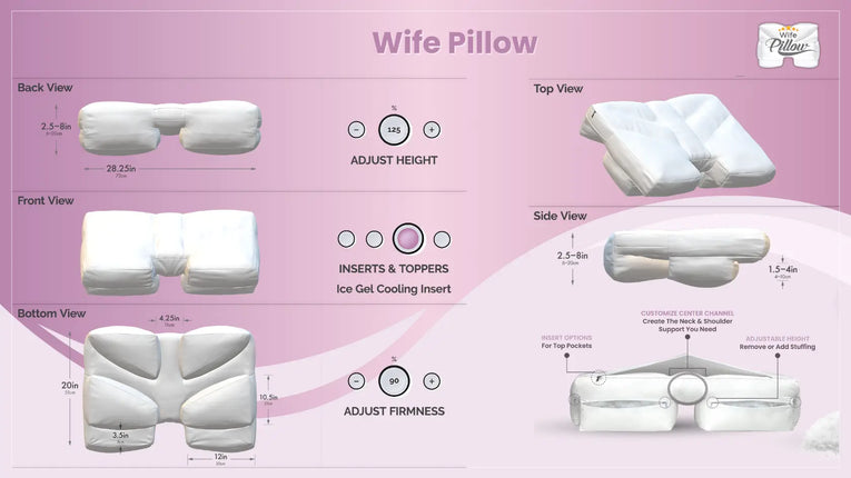 Types of Pillows: Which One is Perfect for You? - Husband Pillow
