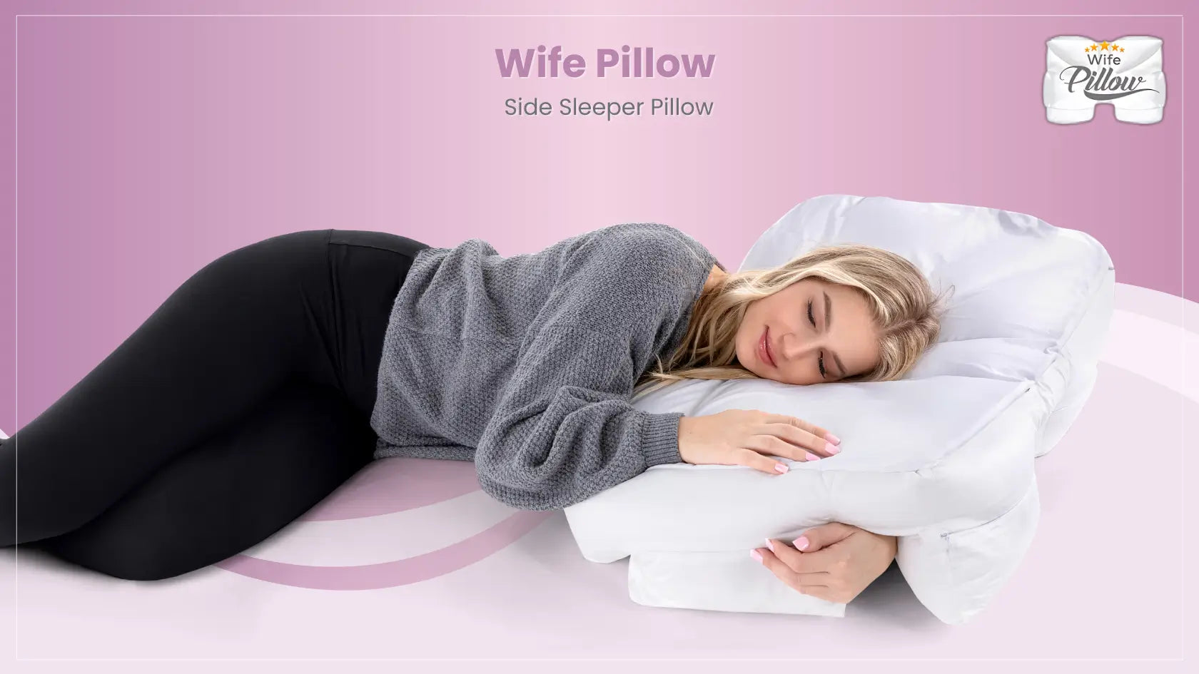 Top Sleep Positions for Side Sleeper Pillow - Husband Pillow