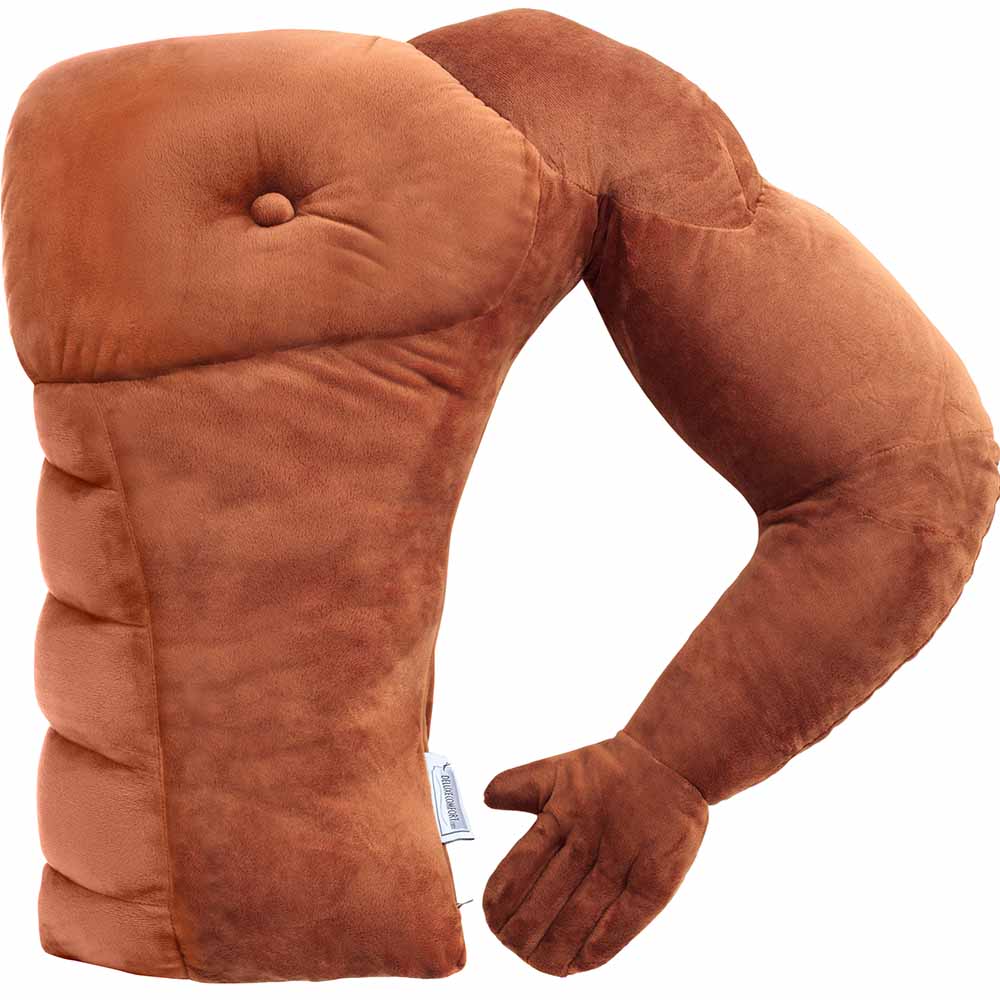 Muscle Man Pillow Cute and Fun Hunky Husband Cuddle Companion Boyfriend ...