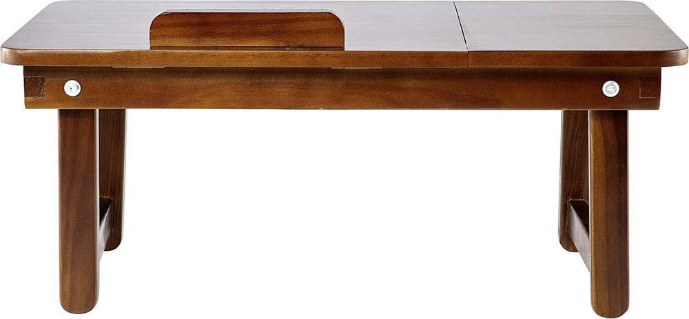 Wood Desk - Multi-Tasking Tray - Attractive Natural Wood - Light ...