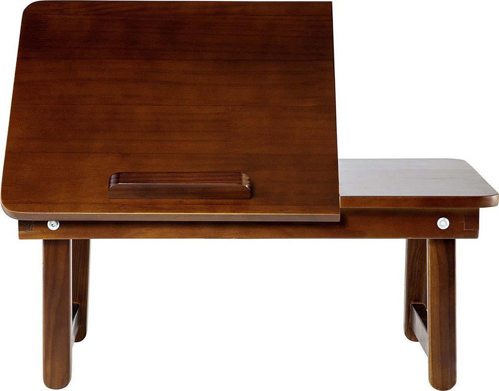 Wood Desk - Multi-Tasking Tray - Attractive Natural Wood - Light ...