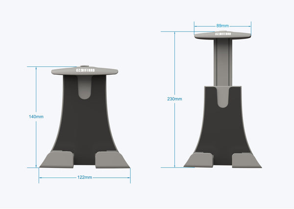Tablet Grip - Make Any Device Hands-Free - Universal Stand - Adjustment ...